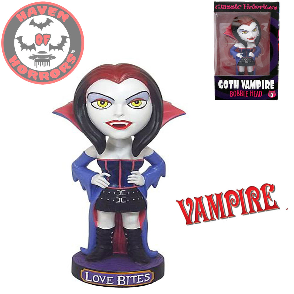 Goth Vampire Bobble Head – Haven of Horrors