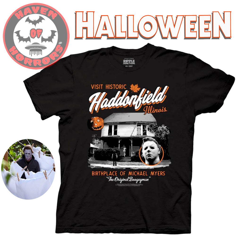 Halloween Historic Haddonfield T-Shirt – Haven of Horrors